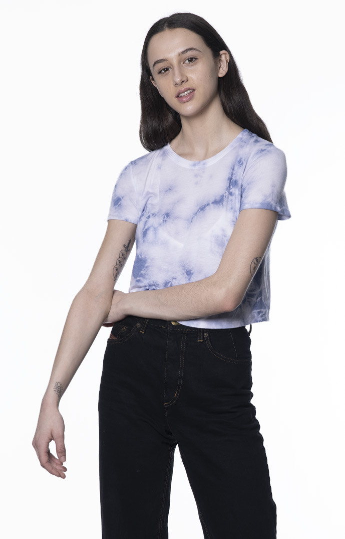 Tie Dye Jogger - Cloud pattern tie dyed cotton Jogger pants - USA Made