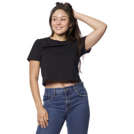 Premium Crop Tee | USA Made | Heavyweight Jersey Crop Tee